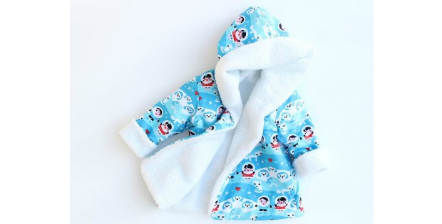 Felted Wool Baby Jacket - FREE sewing pattern (0-6mths) - Sew Modern Kids