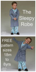 The Sleepy Robe FREE sewing pattern (18 mths to 8 yrs) - Sew Modern Kids