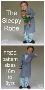 The Sleepy Robe FREE sewing pattern (18 mths to 8 yrs) - Sew Modern Kids