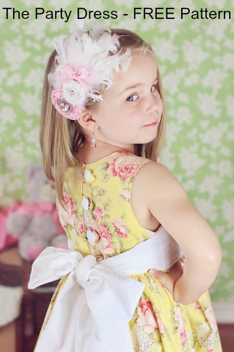 The Party Dress FREE sewing pattern - Sew Modern Kids