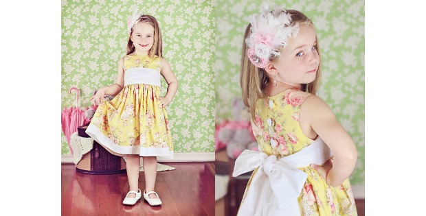 The Alaina Dress sewing pattern (6mths to 6yrs) - Sew Modern Kids