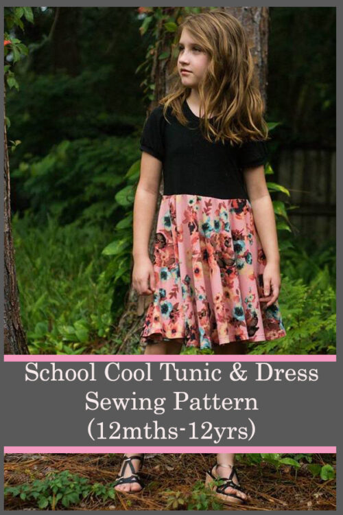 School Cool Tunic & Dress Pattern (12 months - 12 years) - Sew Modern Kids