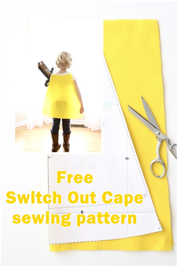 FREE Switch Out Cape dress up sewing pattern - Sew Modern Kids
