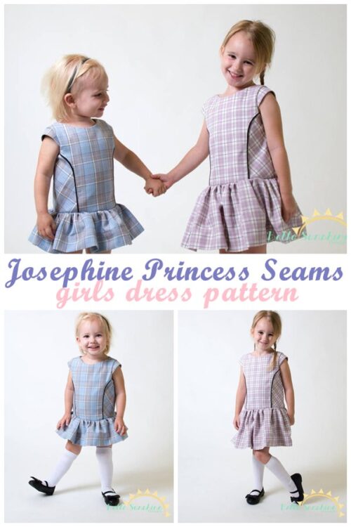 Josephine Princess Seams girls dress pattern - Sew Modern Kids
