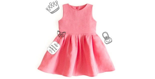 The Doodle Dress sewing pattern - Sew Modern Kids