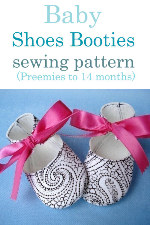 Baby Shoes Booties sewing pattern (Preemies to 14 months) - Sew Modern Kids