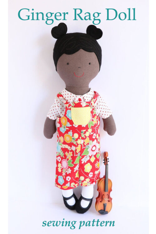 Ginger Rag Doll sewing pattern - Sew Modern Kids