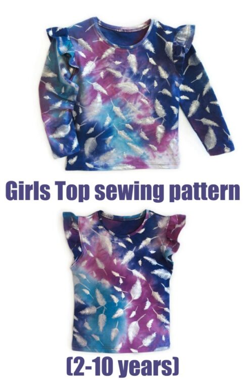Girls Top sewing pattern (2-10 years) - Sew Modern Kids