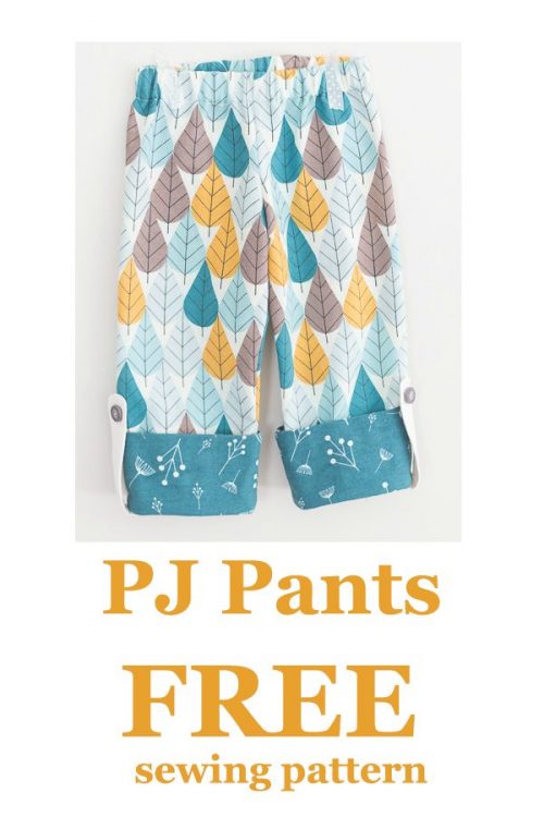 PJ Pants FREE sewing pattern (size 3T) - Sew Modern Kids