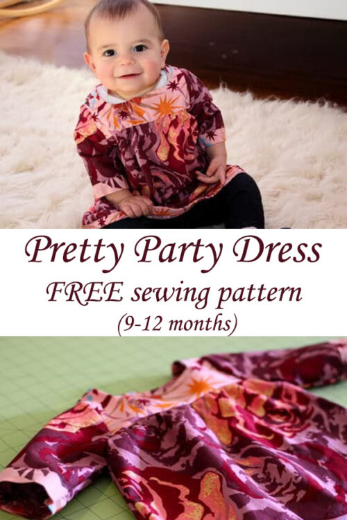 Pretty Party Dress FREE sewing pattern (9-12 months) - Sew Modern Kids