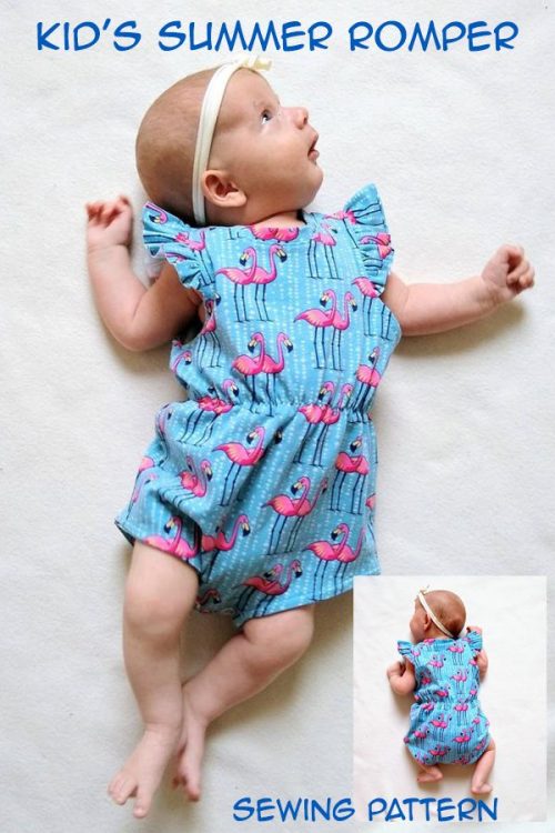 Kid's Summer Romper sewing pattern - Sew Modern Kids