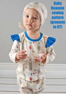 Baby Beannie sewing pattern (preemie to 6T) - Sew Modern Kids