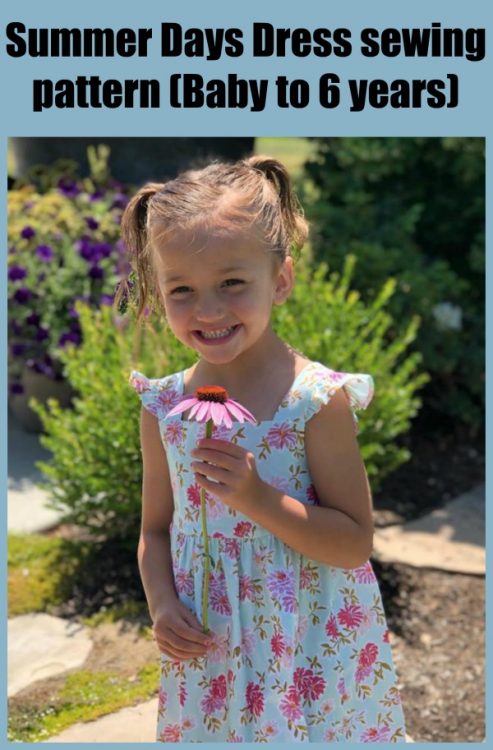 Summer Days Dress sewing pattern (Baby to 6yrs) - Sew Modern Kids