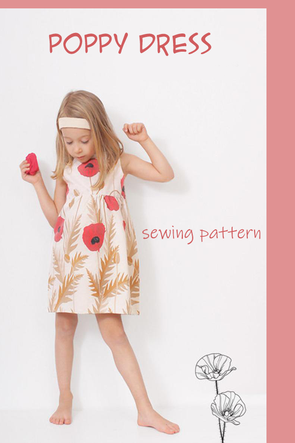Poppy Dress sewing pattern (3-8 years) - Sew Modern Kids