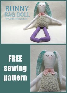Bunny Rag Doll FREE sewing pattern - Sew Modern Kids
