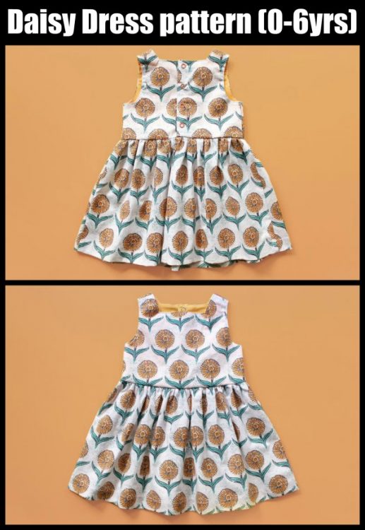 Daisy Dress sewing pattern (0 to 6 years) - Sew Modern Kids
