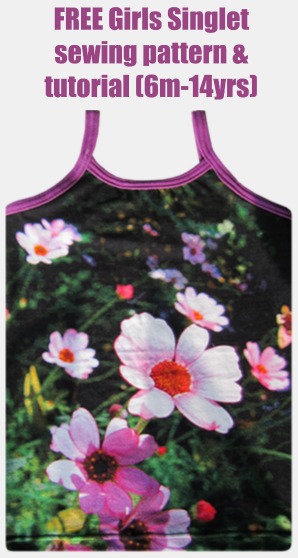 FREE Girls Singlet sewing pattern and tutorial (6m-14yrs) - Sew Modern Kids