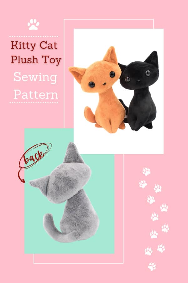 Kitty Cat Plush Toy sewing pattern - Sew Modern Kids
