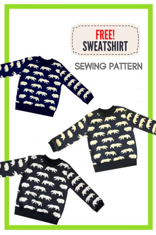 FREE Sweatshirt sewing pattern and tutorial (Newborn-2T) - Sew Modern Kids