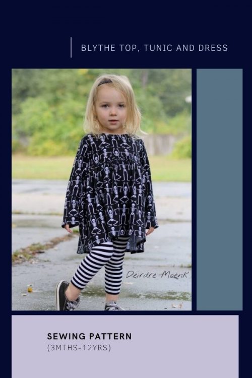 Blythe Top, Tunic and Dress sewing pattern (3mths-12yrs) - Sew Modern Kids