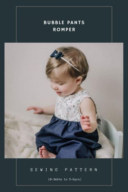Bubble Pants Romper sewing pattern (0-3mths to 5-6yrs) - Sew Modern Kids