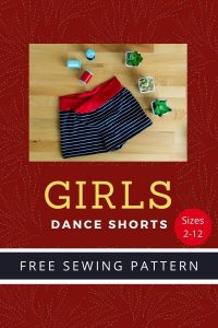 Girls Dance Shorts FREE sewing pattern (Sizes 2-12) - Sew Modern Kids