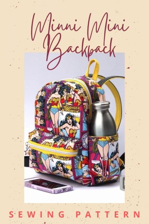 Minni Mini Backpack sewing pattern - Sew Modern Kids