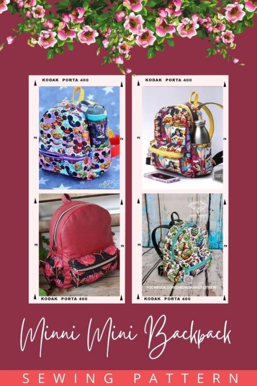 Minni Mini Backpack sewing pattern - Sew Modern Kids