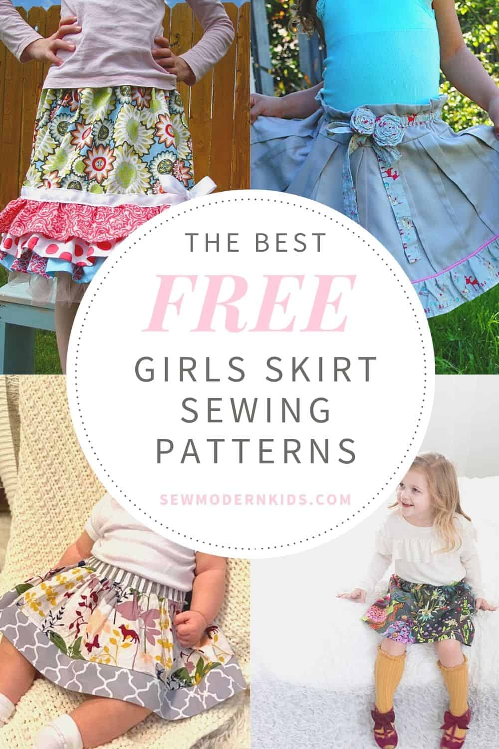 FREE Girls Skirts sewing patterns to download today - Sew Modern Kids