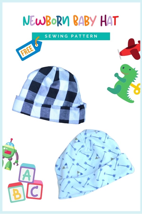 FREE Newborn Baby Hat sewing pattern - Sew Modern Kids