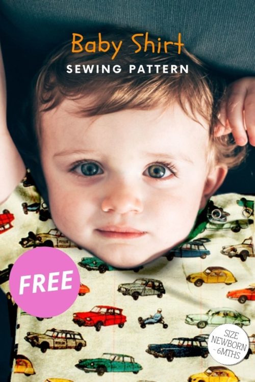 Baby Shirt FREE sewing pattern (Newborn-6mths) - Sew Modern Kids