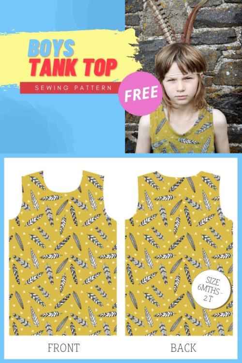 Boys Tank Top FREE sewing pattern (6mths-2T) - Sew Modern Kids
