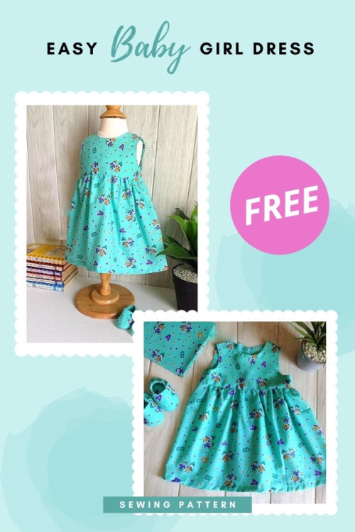 Easy Baby Girl Dress FREE sewing pattern - Sew Modern Kids