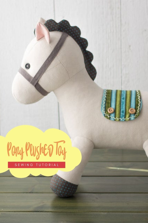 Pony Plush Toy sewing pattern - Sew Modern Kids