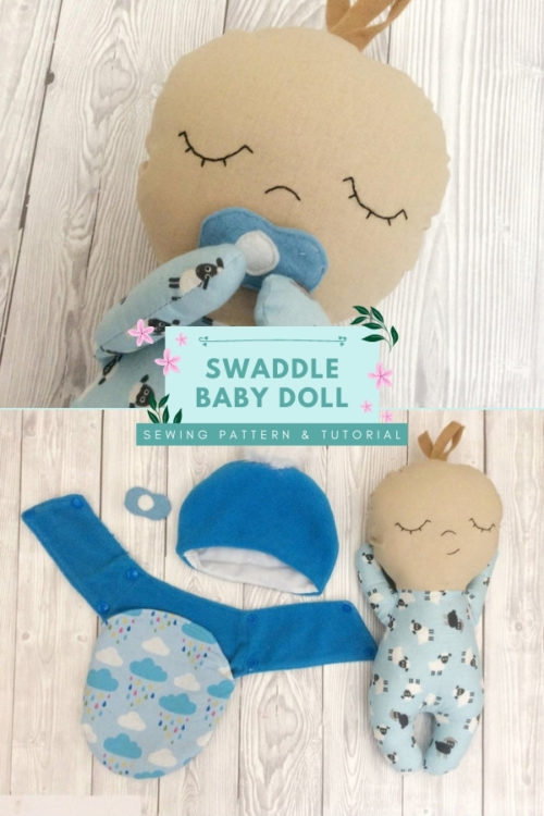 Swaddle Baby Doll sewing pattern and tutorial - Sew Modern Kids