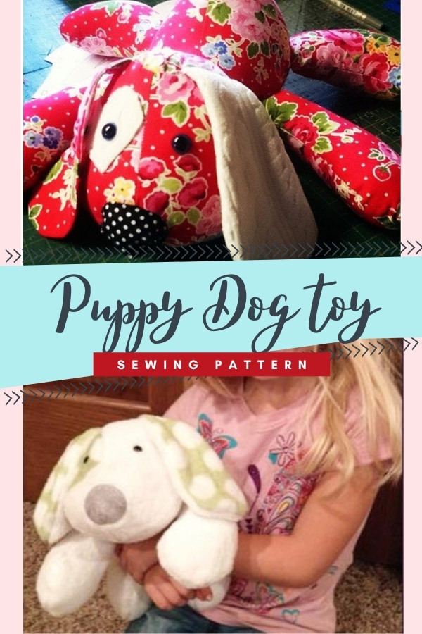 Puppy Dog Toy sewing pattern - Sew Modern Kids