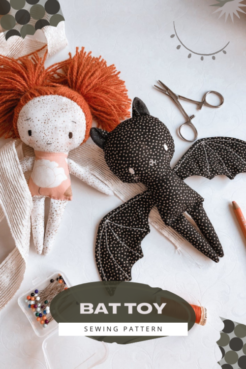 Bat Toy sewing pattern - Sew Modern Kids