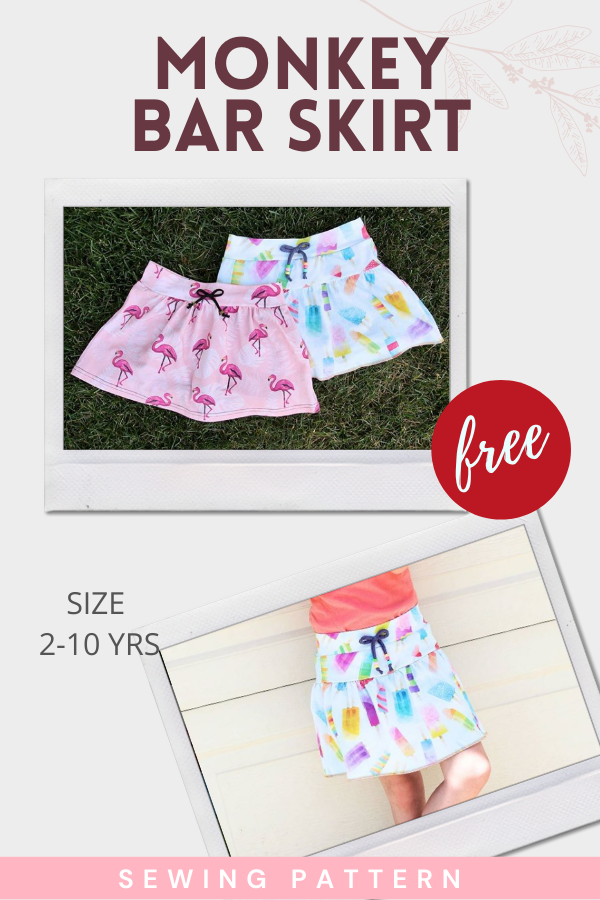 Monkey Bar Skirt FREE sewing pattern (2-10 years) - Sew Modern Kids