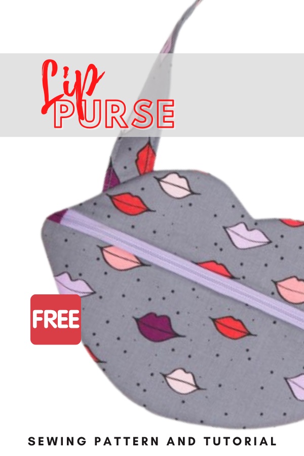 Lip Purse FREE sewing pattern and tutorial - Sew Modern Kids