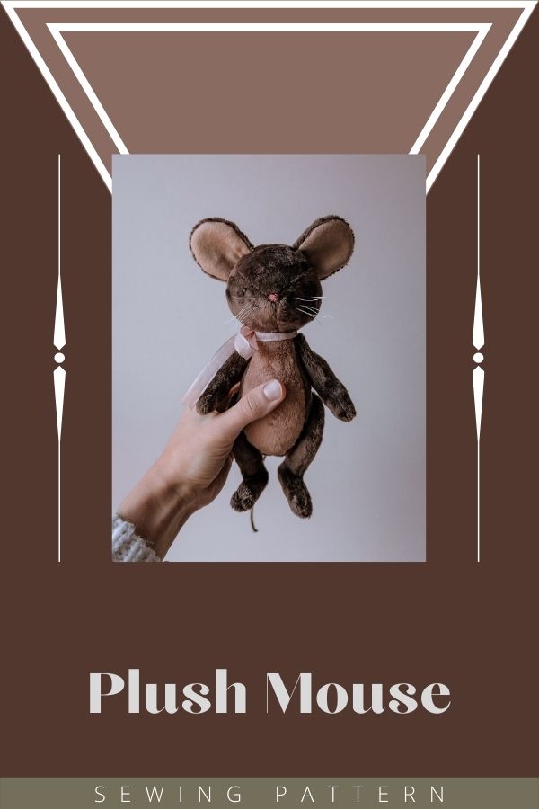 Plush Mouse sewing pattern - Sew Modern Kids