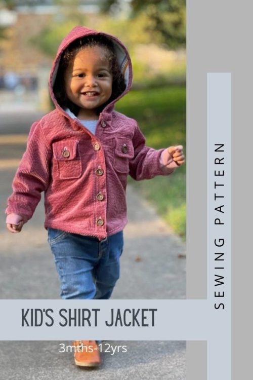 Kid's Shirt Jacket sewing pattern (3mths-12yrs) - Sew Modern Kids