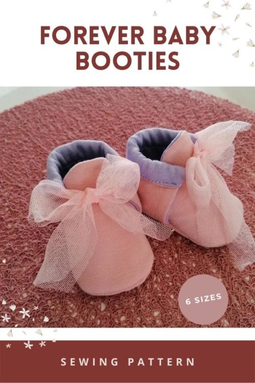 Forever Baby Booties sewing pattern (6 sizes) - Sew Modern Kids