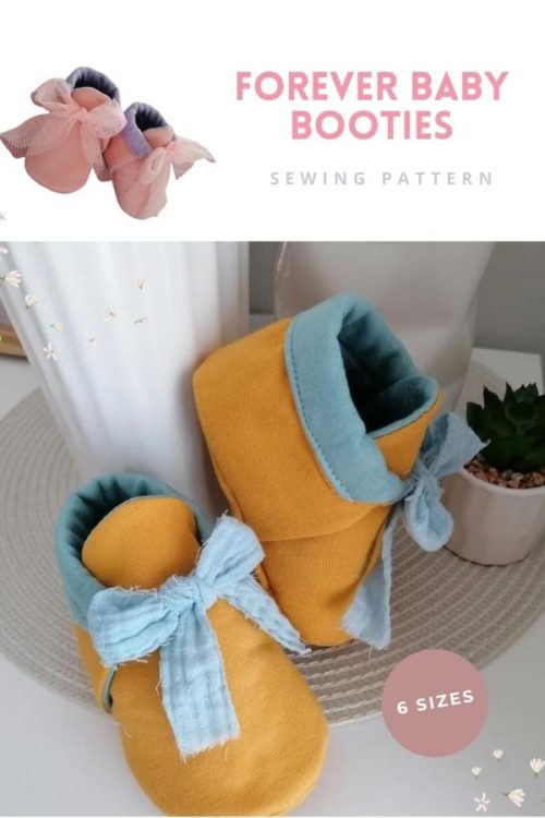 Forever Baby Booties sewing pattern (6 sizes) - Sew Modern Kids