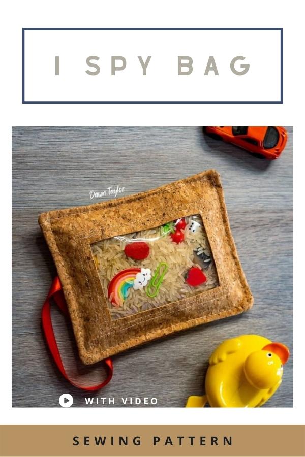 I Spy Bag sewing pattern (with video) - Sew Modern Kids