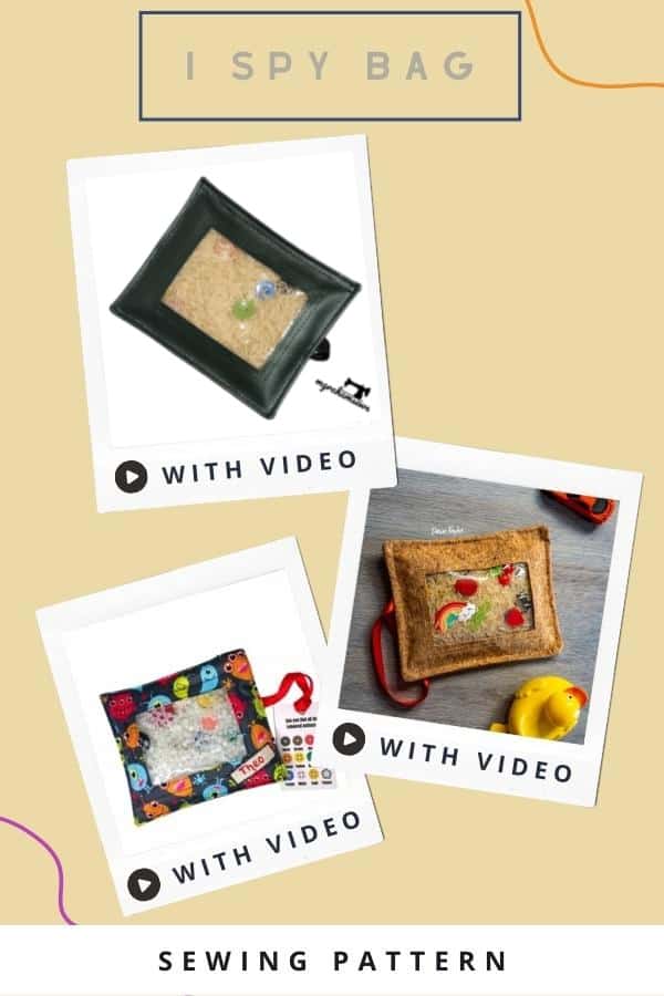 I Spy Bag sewing pattern (with video) - Sew Modern Kids