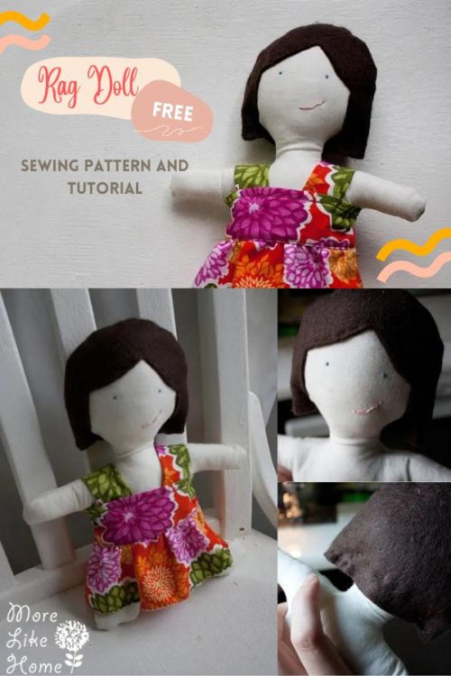 Rag Doll FREE sewing pattern and tutorial - Sew Modern Kids