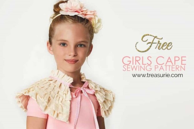 Caprice Girls Capelet FREE sewing pattern - Sew Modern Kids