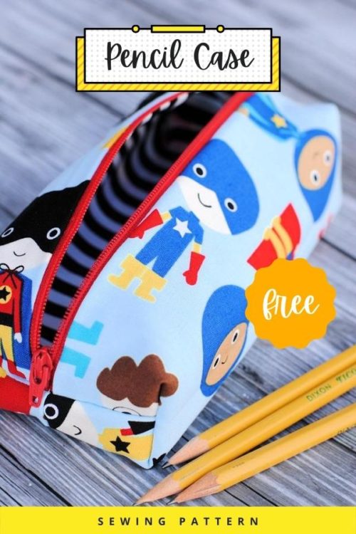 Pencil Case FREE sewing pattern - Sew Modern Kids