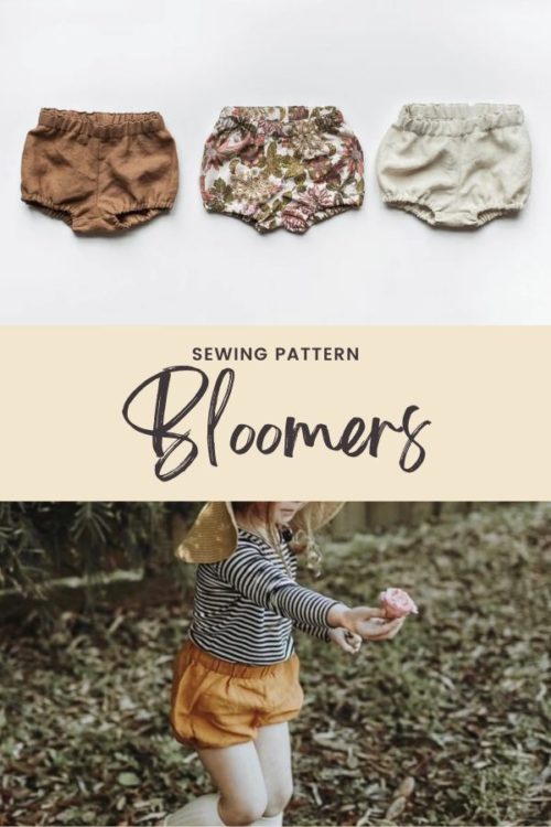 Bloomers sewing pattern (Newborn to 5T) - Sew Modern Kids