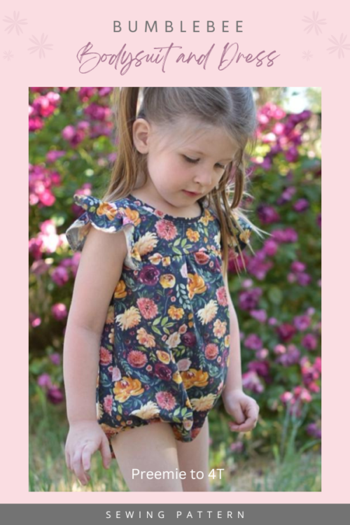 Bumblebee Bodysuit and Dress sewing pattern (Preemie to 4T) - Sew ...